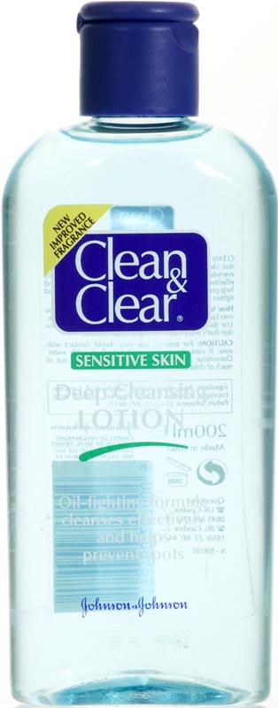 Clean & Clear Deep Cleansing Lotion Sensitive 200ml Online | Simple ...