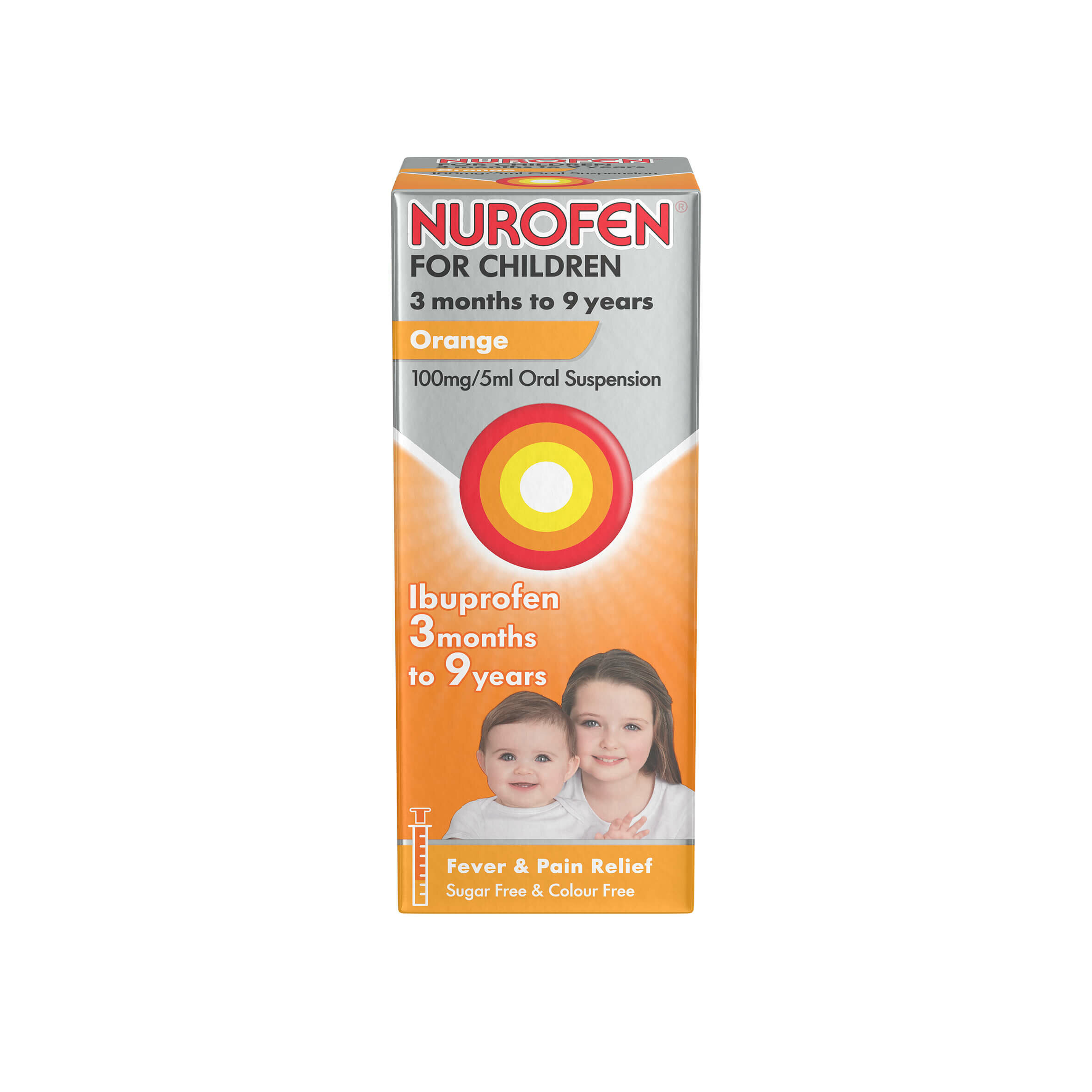 Nurofen For Children 3 Months To 9 Years Orange 100ml Online | Simple ...